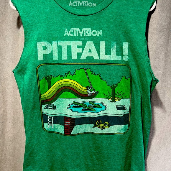 Activision | Shirts | Small Pitfall Adventure Tank Retro Gaming Leap ...